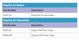 EasyOne Air Spirometer | Lung Function Test Machine