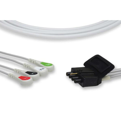 Lifepak Compatible 4-Lead Snap ECG Leads | Physio-Control