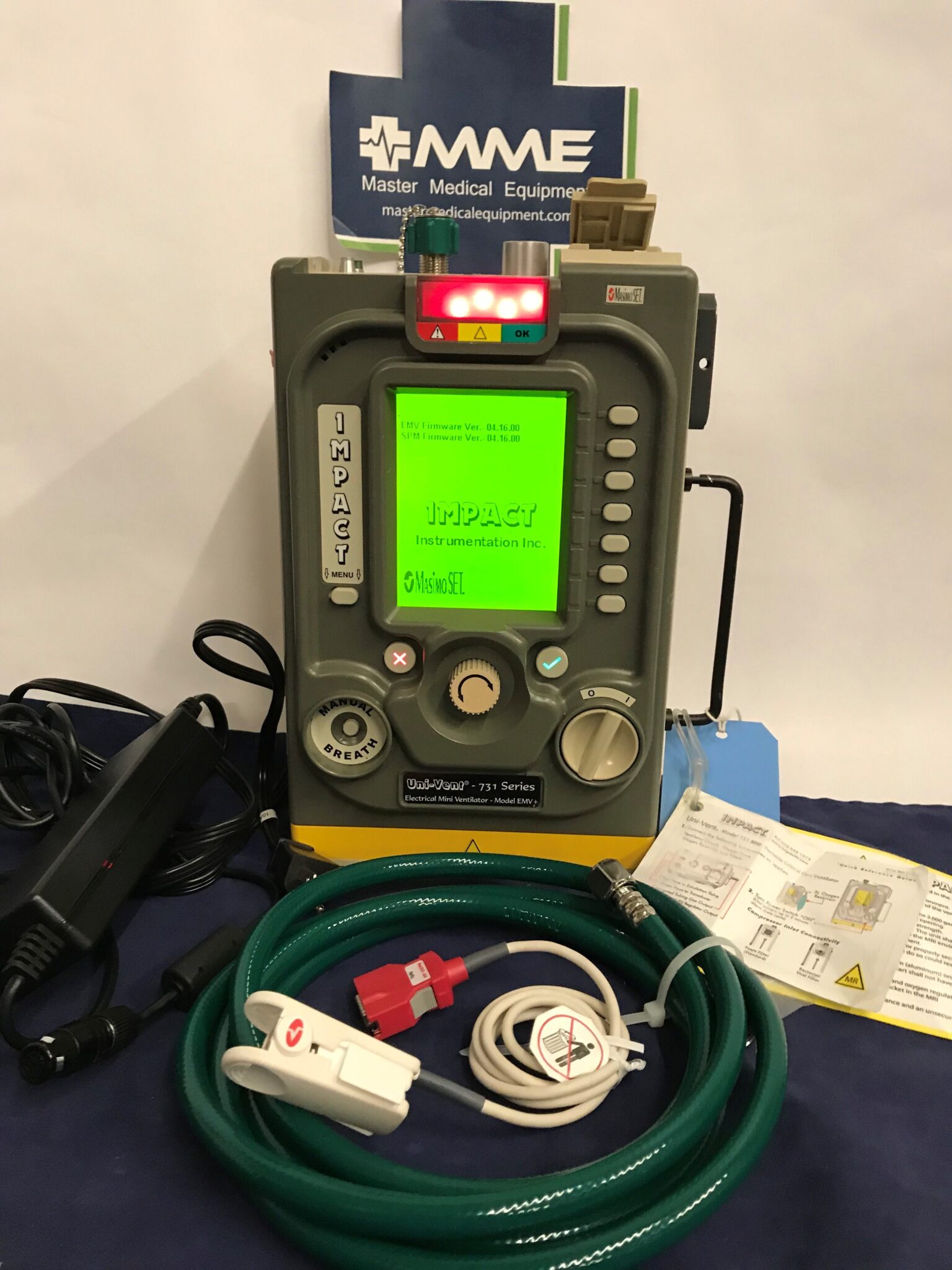 Impact Uni-Vent 731 EMV+ - Zoll - Recertified | MME