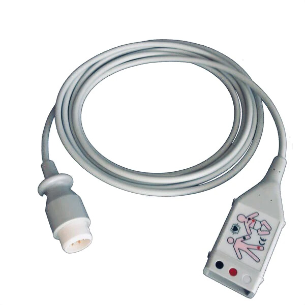 3 lead ECG Patient Trunk Cable AAMI M1500A - Philips - New | MME