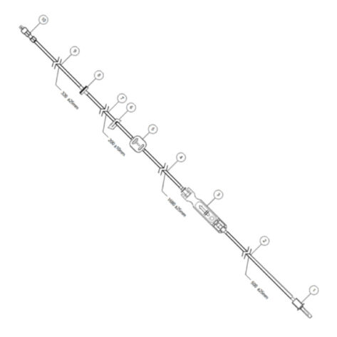 Epidural Yellow Marked Microbore Infusion Set | MME