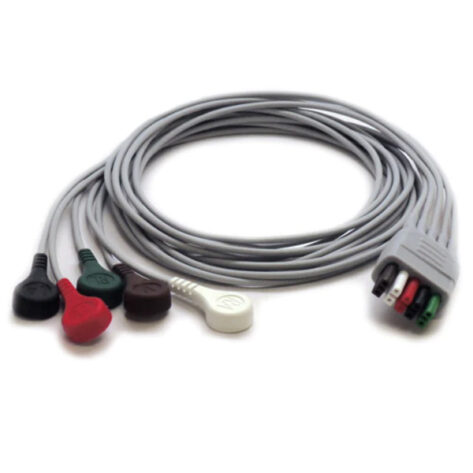 5-Lead Snap Style ECG Lead Wire 24 Inch | Mindray | Recertified